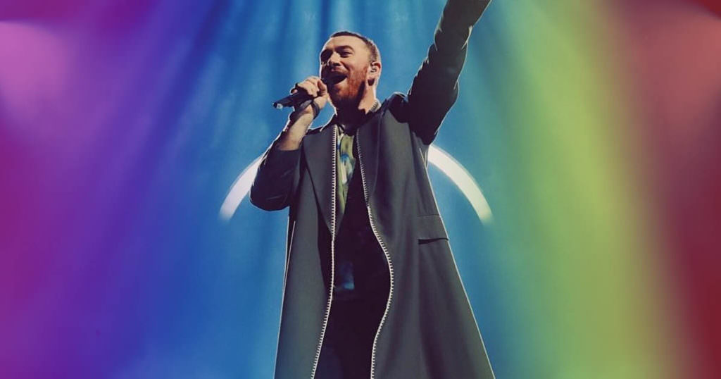Sam Smith brinda mensaje LGBT en su concierto - El Closet LGBT
