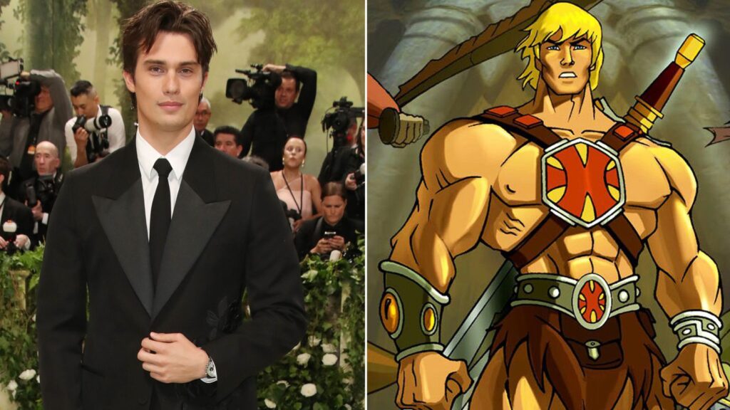 Primeras imágenes filtradas de cómo luce Nicholas Galitzine como He-Man